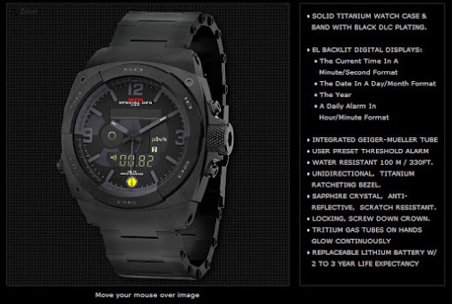 Ah Finally - a wristwatch that will detect radiation - Black Sky Photo